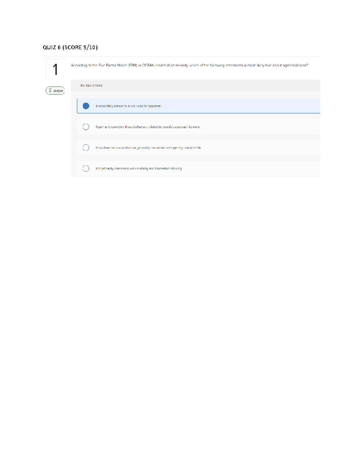 QUIZ 6 - McGraw Hill - MGMT 601 - QUIZ 6 (SCORE 9/10) - Studocu