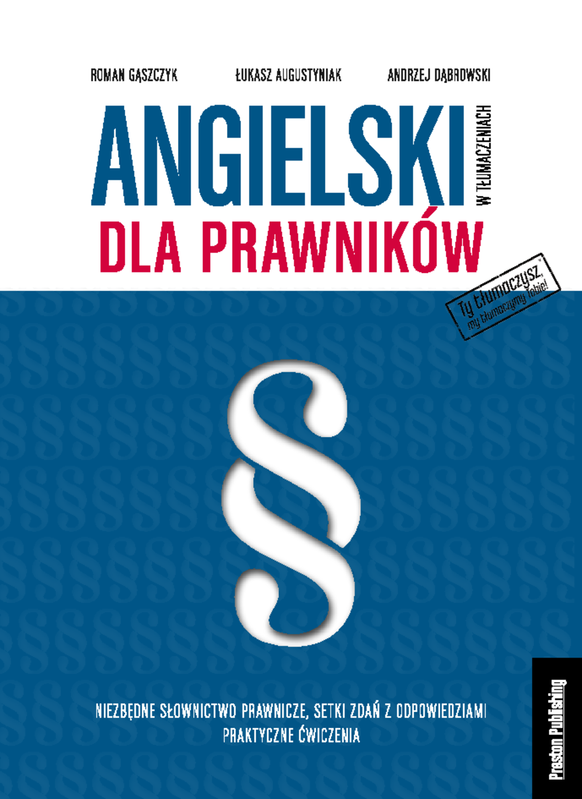 ANG DLA Prawników - ANGIELSKI DLA PRAWNIKÓW NIEZBĘDNE SŁOWNICTWO ...