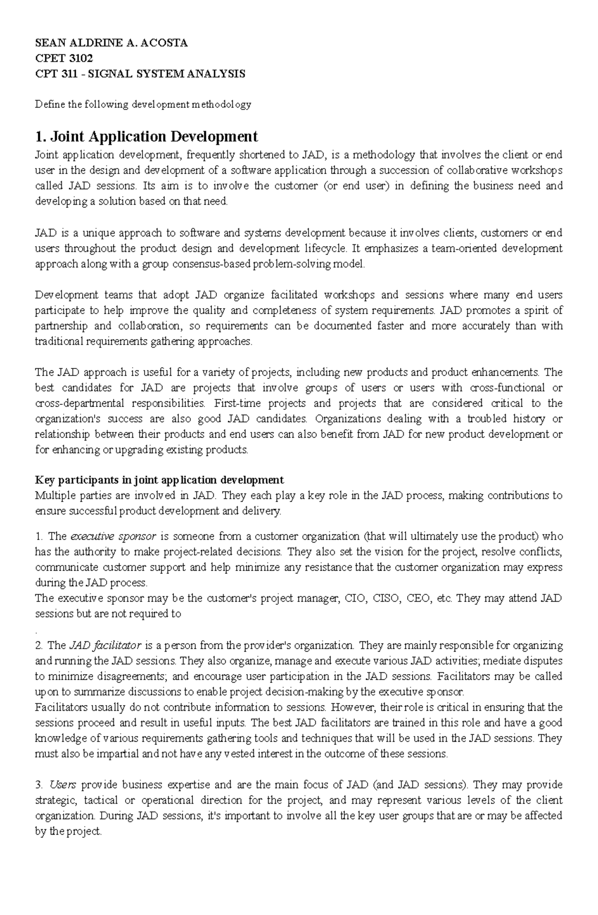 SSA - Assignment - This document contains a comprehensive information ...