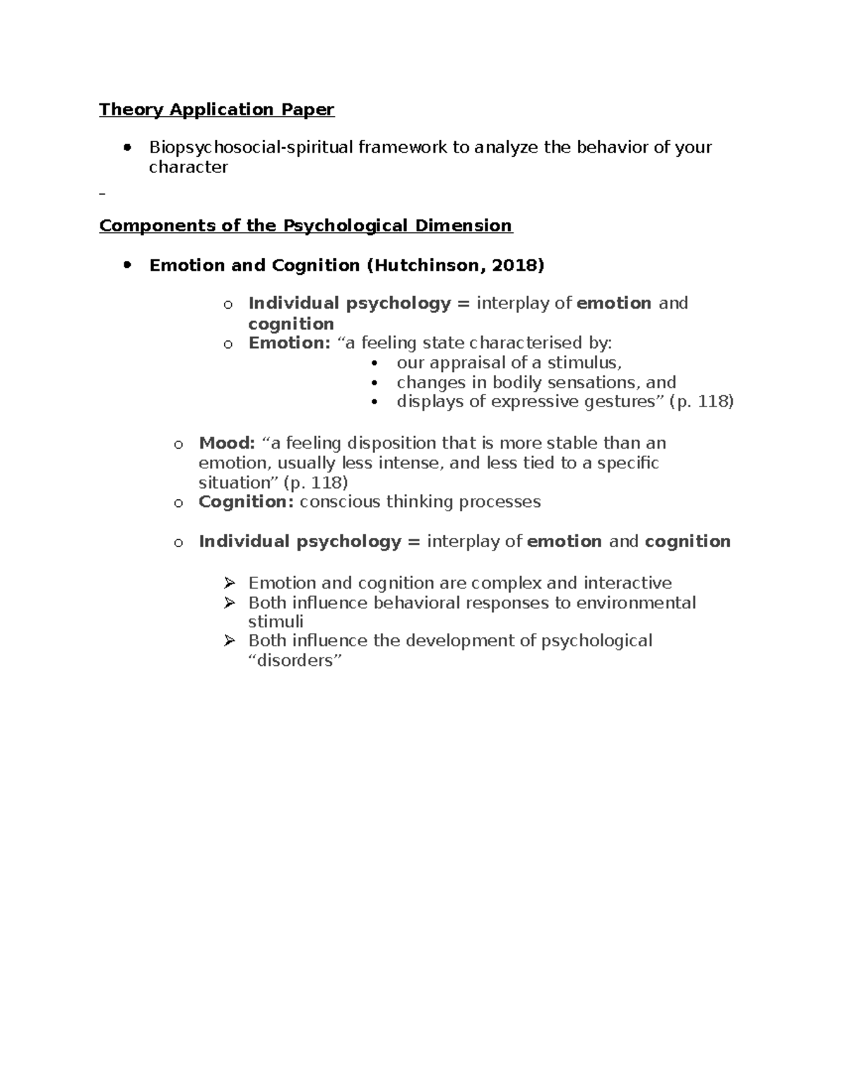 The psychological Person - Theories of Emotion Part 1 - Theory ...