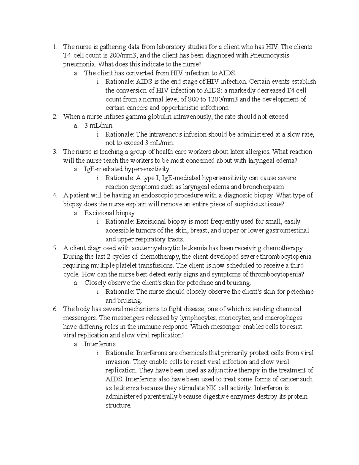 practice questions - The nurse is gathering data from laboratory ...