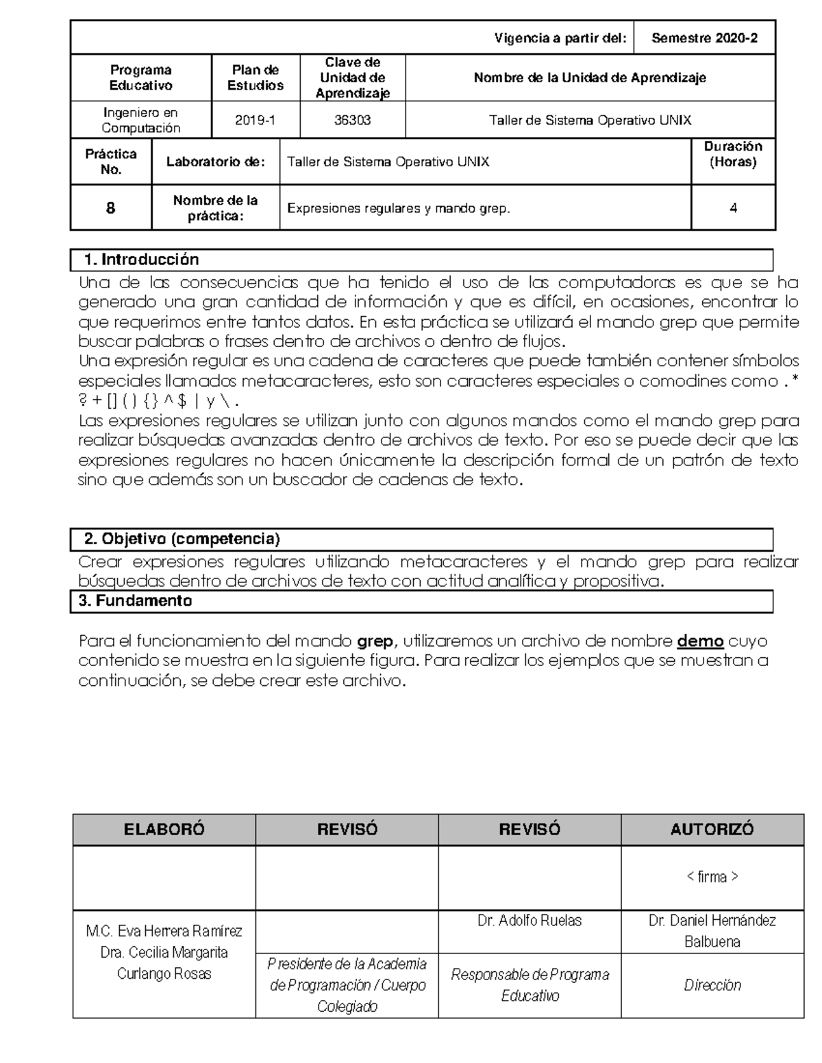 Practica 8 Unix - Apuntes 1 - Taller de linux - UABC - Studocu