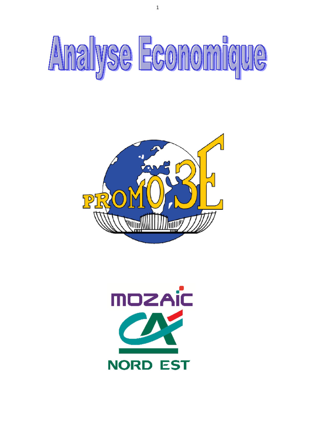 Analyse Economique 1 - Notes de cours Semestre 1 - 1 2 4 ANALYSE ...