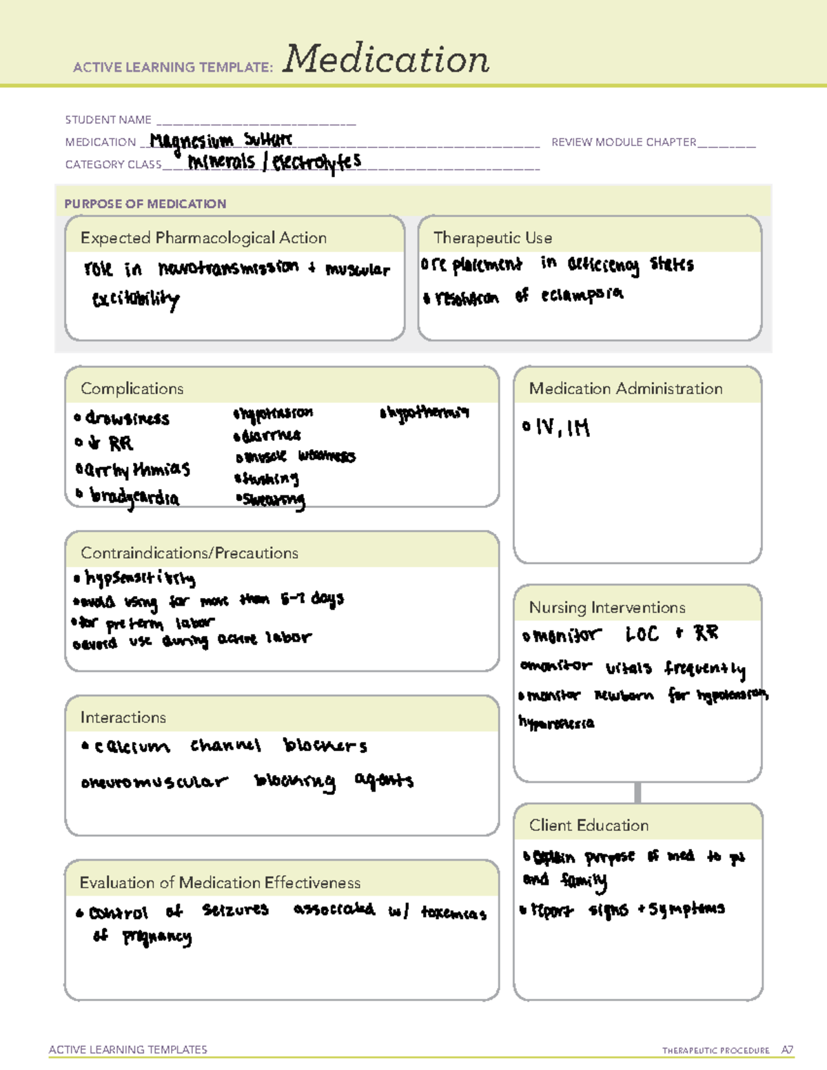 ATI Templates ~ OB 3 - work - ACTIVE LEARNING TEMPLATES THERAPEUTIC ...