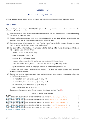 Exercise 01 youtube interfaces formats - Exercise – 1 –YouTube, Data ...