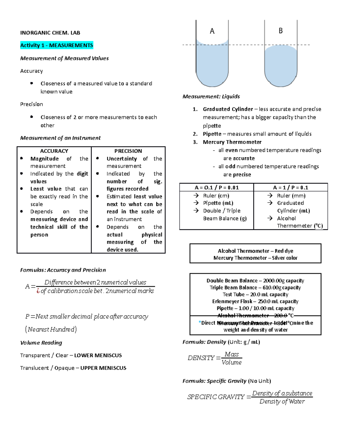 INORG.CHEM-LABORATORY - Chemistry - Studocu