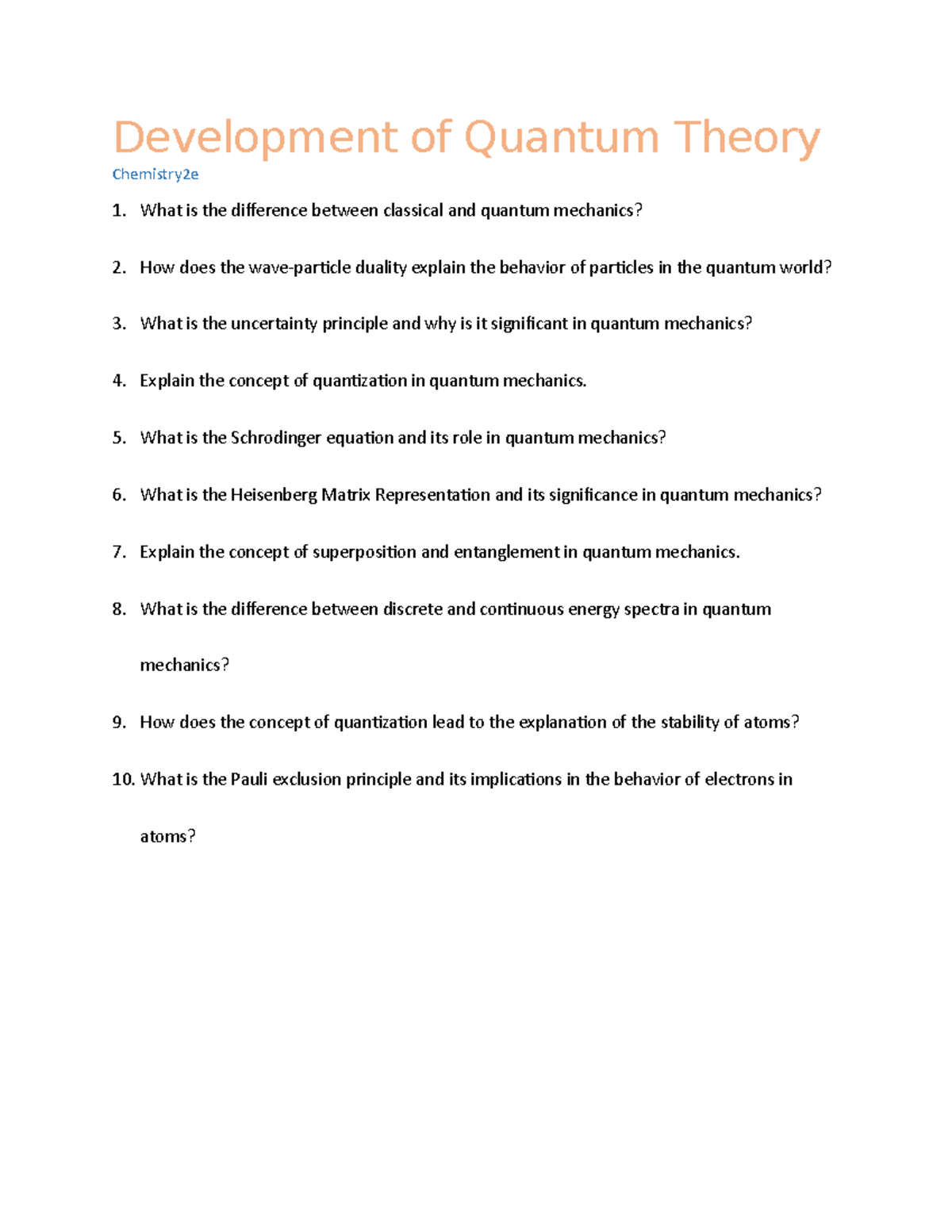Development of Quantum Theory - Development of Quantum Theory ...