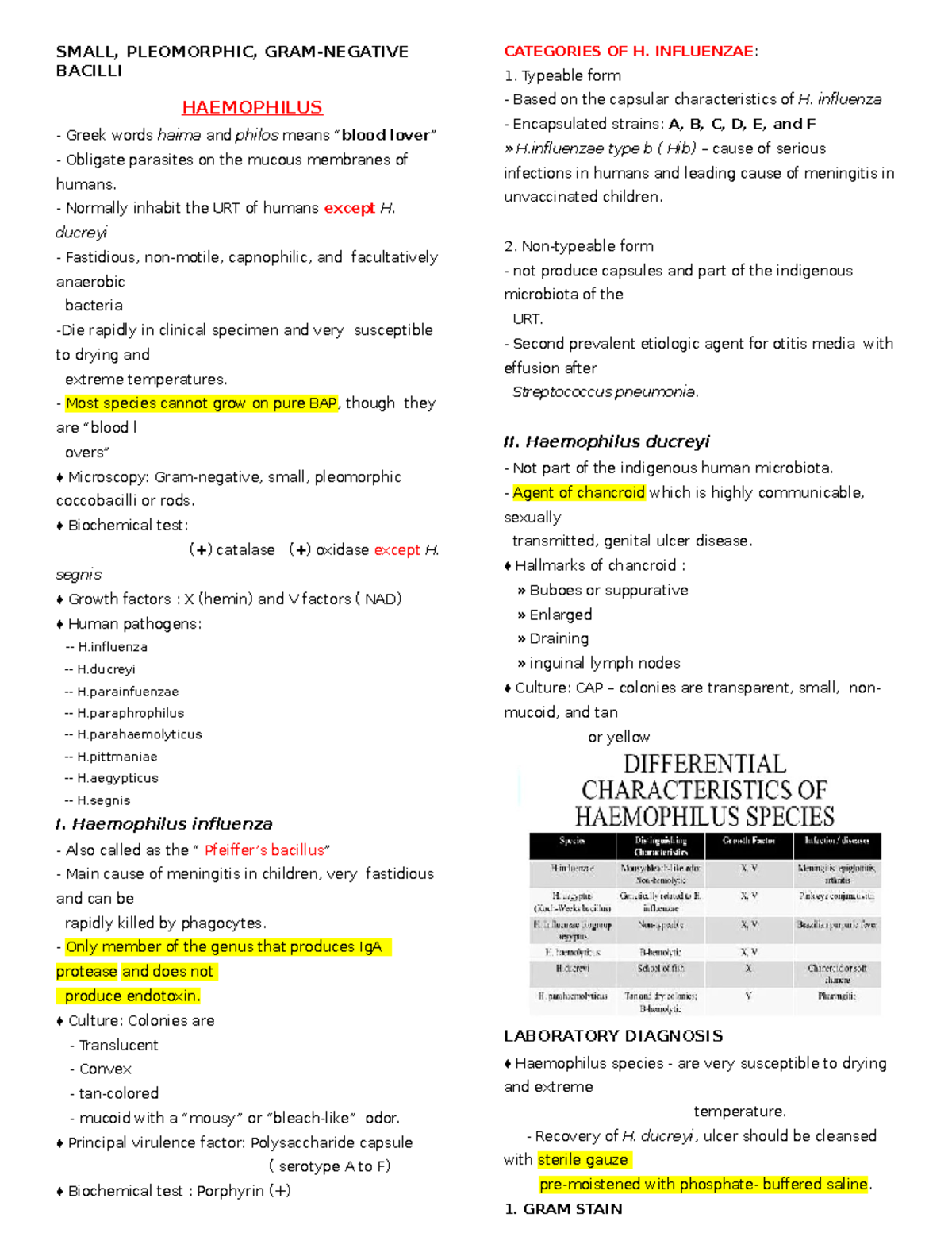 Small Pleomorphic GRAM NEG Bacilli - SMALL, PLEOMORPHIC, GRAM-NEGATIVE ...