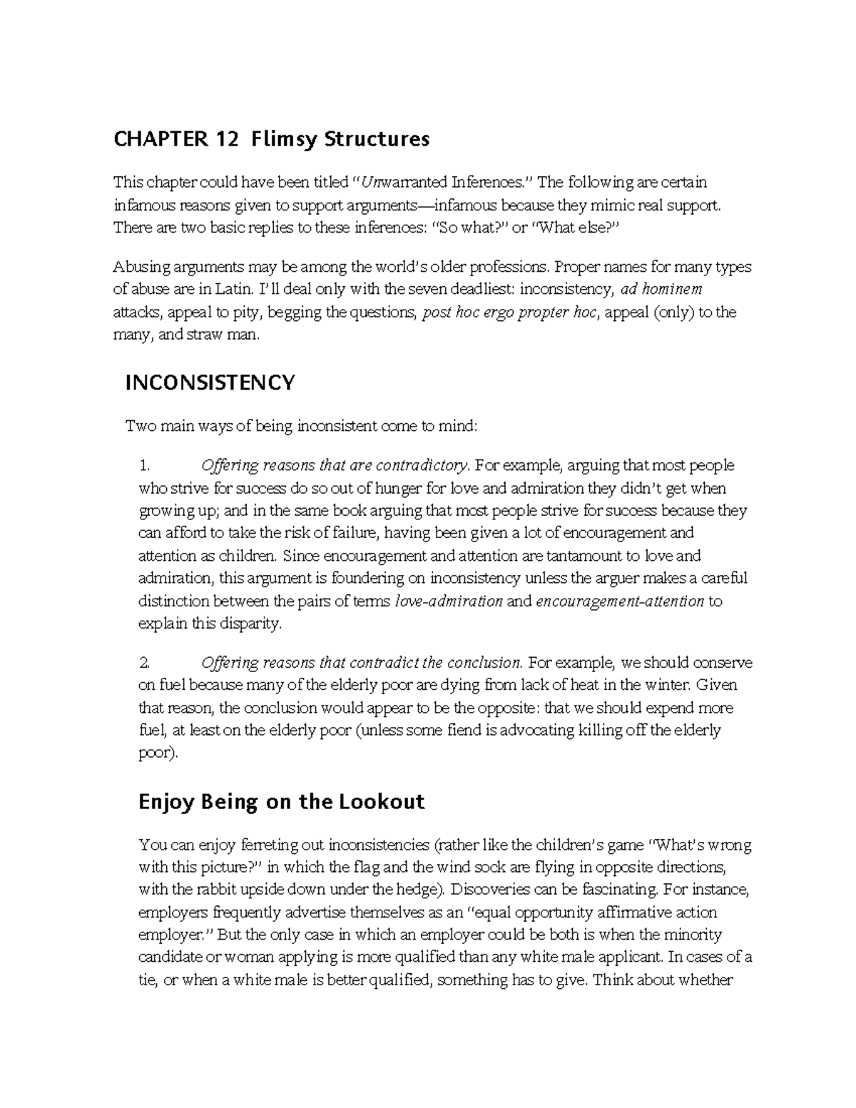 Flimsy Structures - CHAPTER 12 Flimsy Structures This chapter could ...