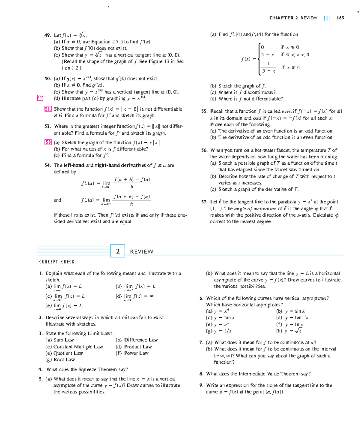 Math ch 2-review - math work - (a) Find and for the function (b) Sketch ...