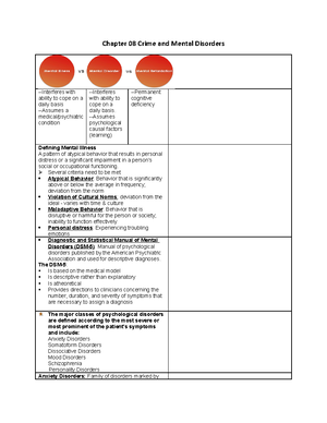 Chapter 1 Lecture - Chapter 01 Intro to Criminal Behavior Behavior in ...