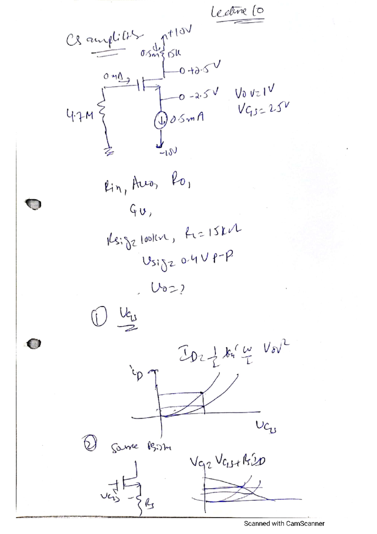 Electronics 2 - Lecture 10 - Electronics II - Studocu