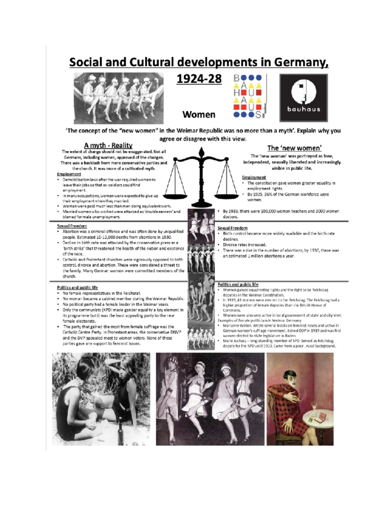 Social and Cultural developments in Germany, 1924-28 - Studocu