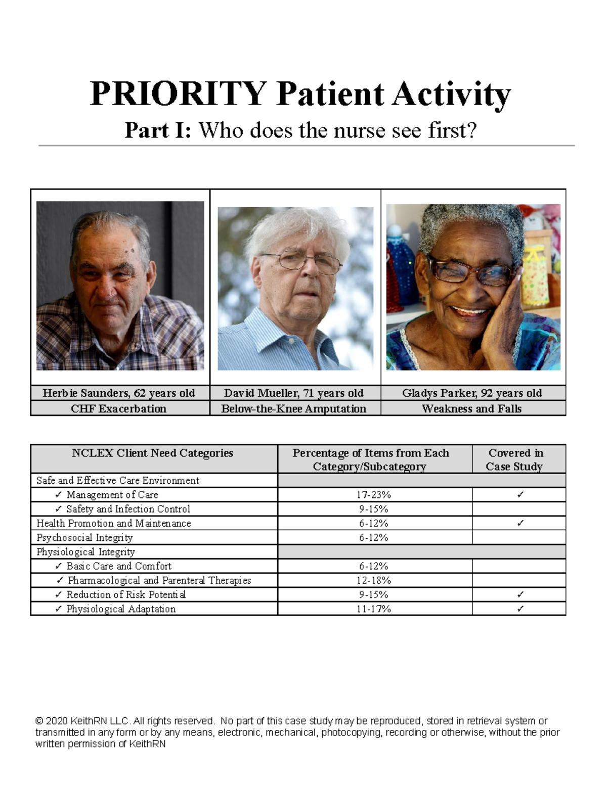 Student-PART-I-Priority Pt Activity - PRIORITY Patient Activity Part I ...