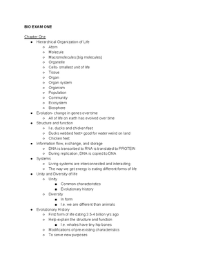 BIO 111 Practice Exam 1 Answers - BIO 111 Practice Exam 1 1. Living ...