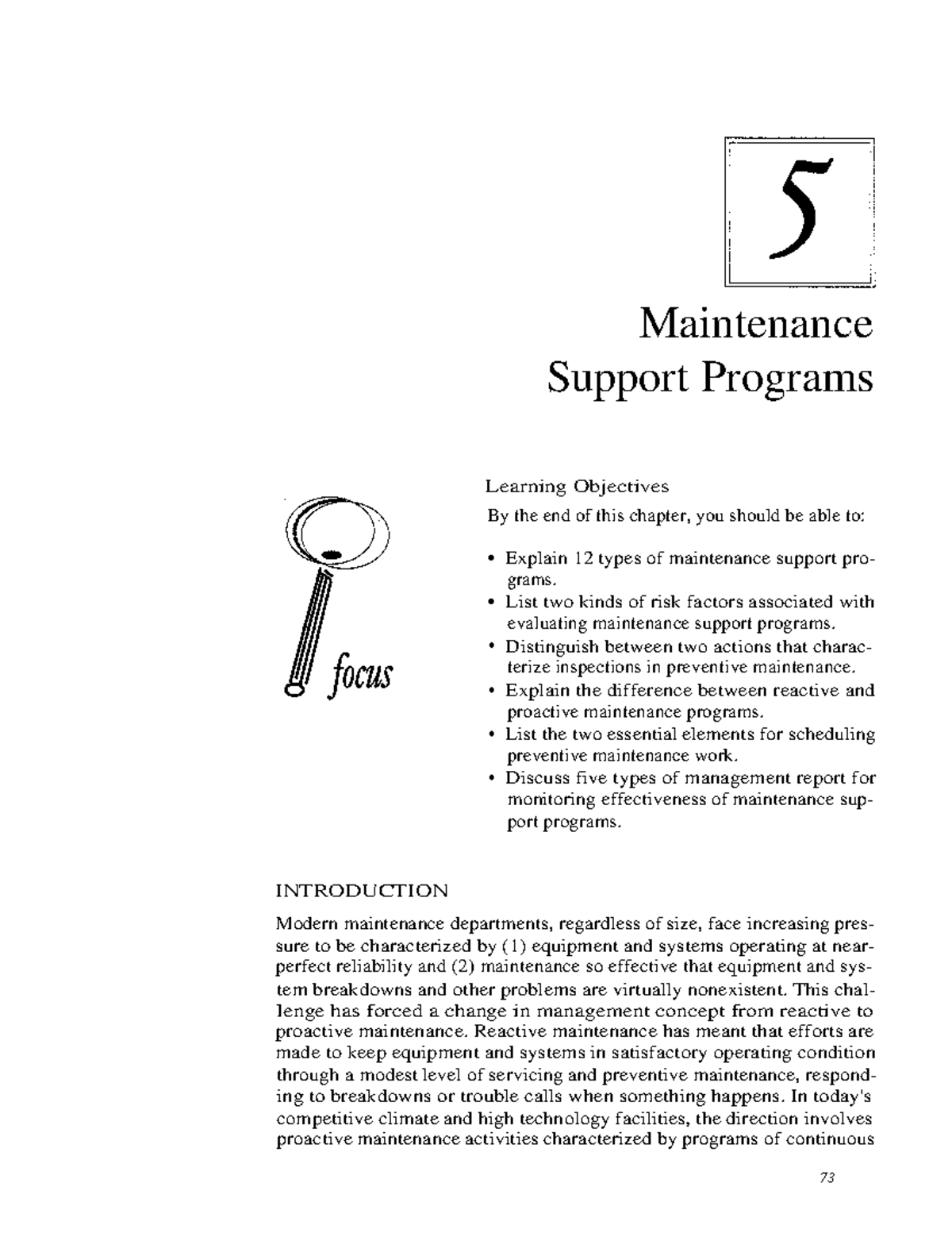 Maintenance Support Program - Maintenance Support Programs Learning ...