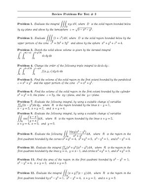 Test 3 Notes compressed - MATH 283 - Studocu