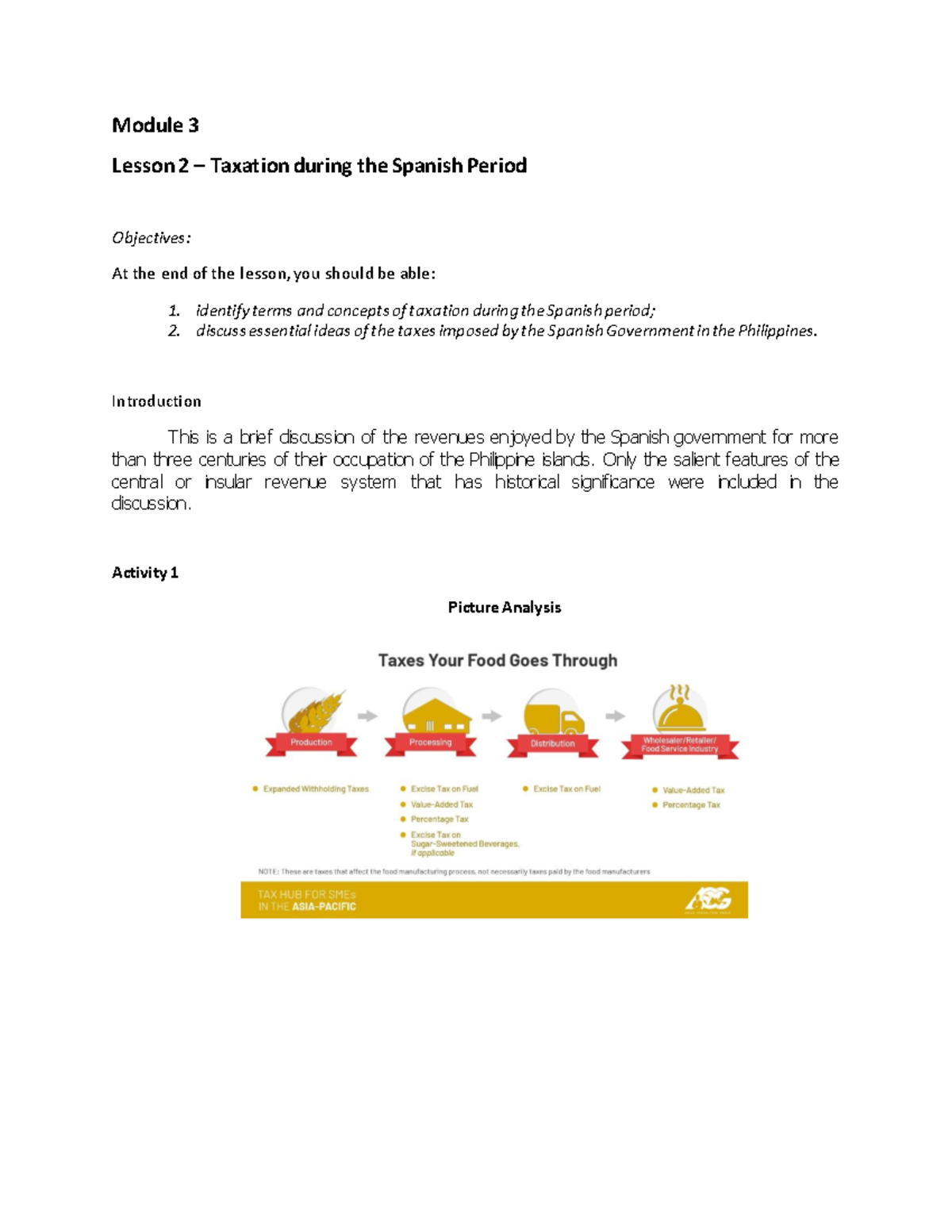 (done) RPH Pre-final-Module-3-Lesson-2 - Module 3 Lesson 2 – Taxation ...