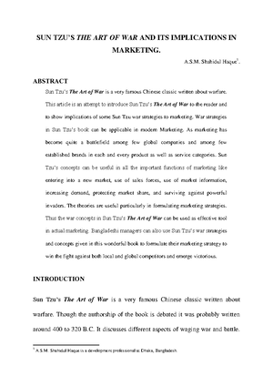 Sun Tzu for Success - Computer Science Coursework at Guilin University ...