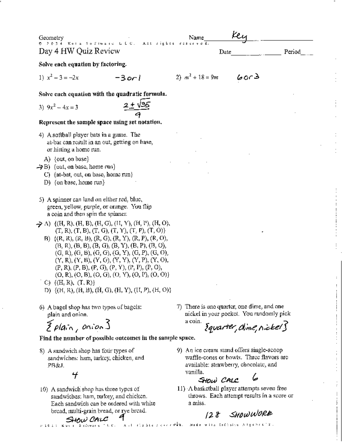 Day 04 8B HW Key - 1122222222222 - Studocu