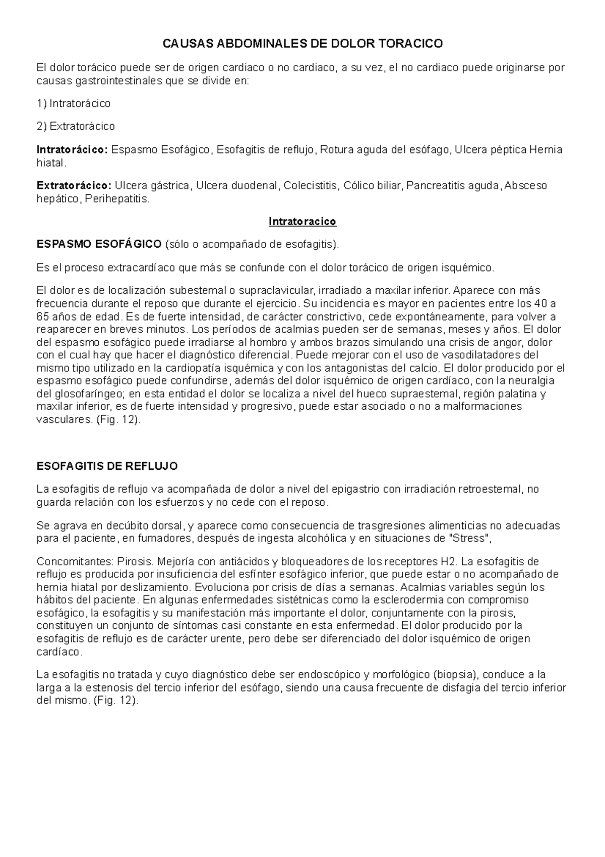 Causas abdominales de dolor toracico - CAUSAS ABDOMINALES DE DOLOR ...