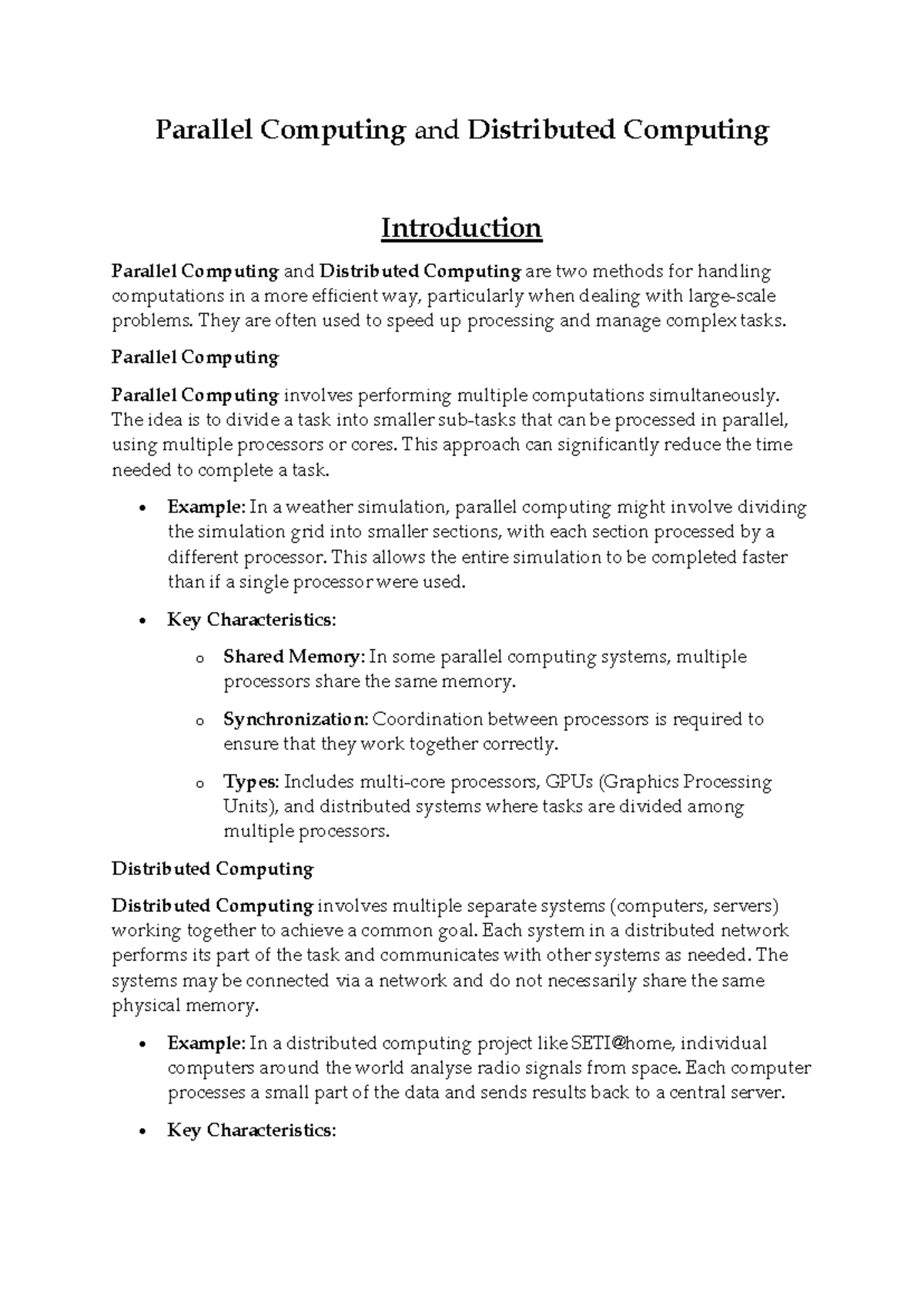 Parallel Computing And Distributed Computing Parallel Computing And 9965