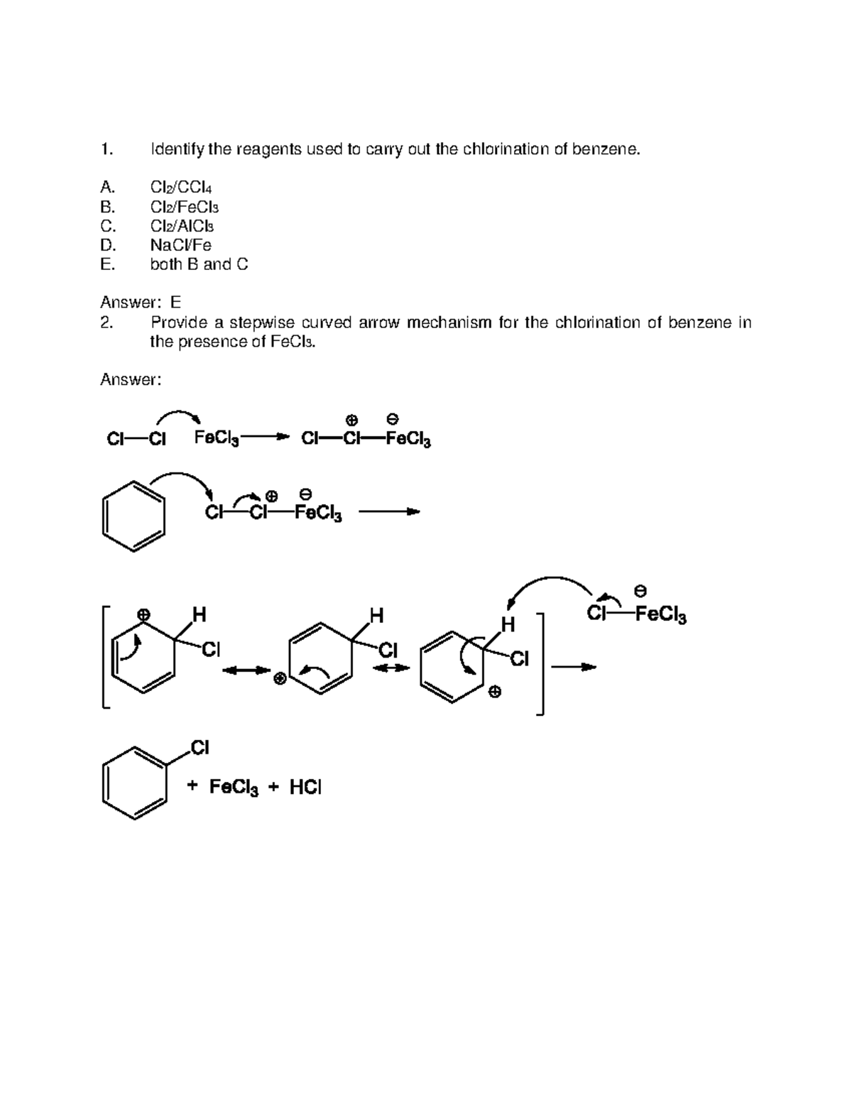 5-Substitution+reactions+of+Aromatic+Compounds+quiz+key - Identify the ...