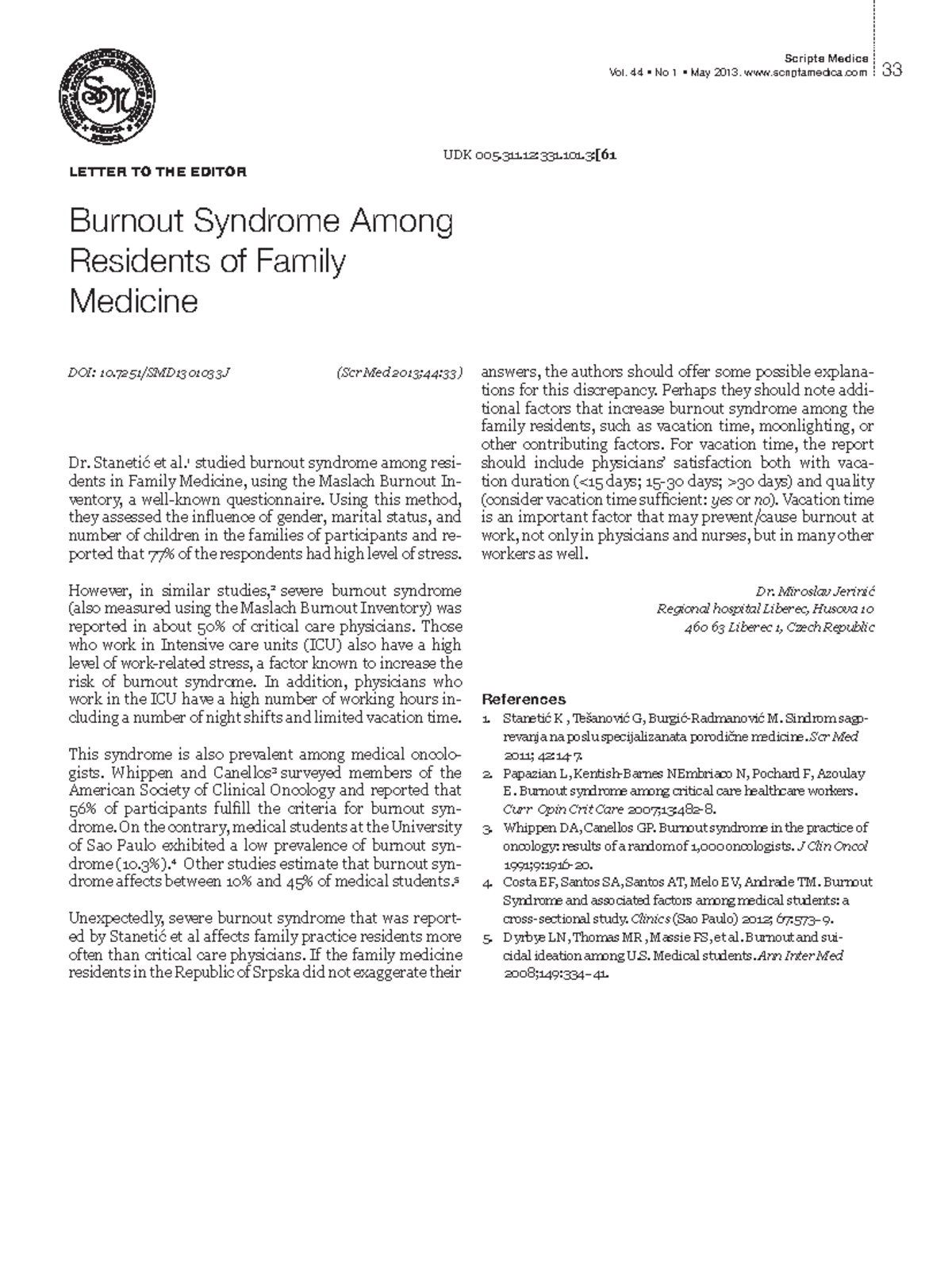 3718-Article Text-7877-1-10-2017 1009 - 33 Scripta Medica Vol. 44 • No ...