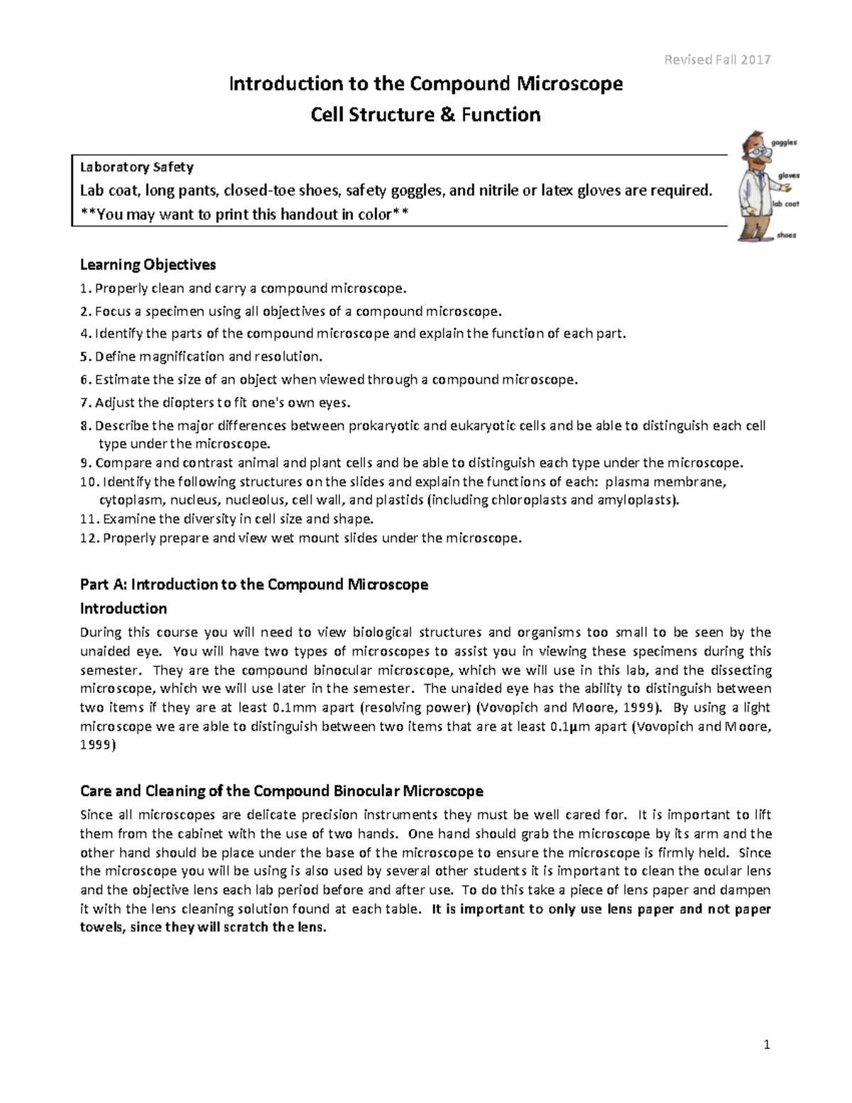 Introduction to the Compound Microscope - Studocu