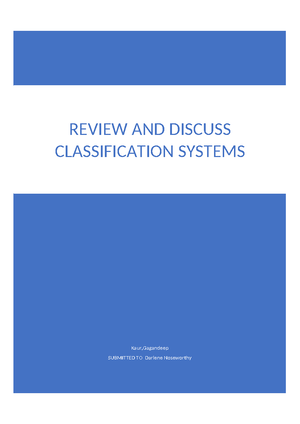 Ch 3 supplymentry activity classification system.docx New - Records ...