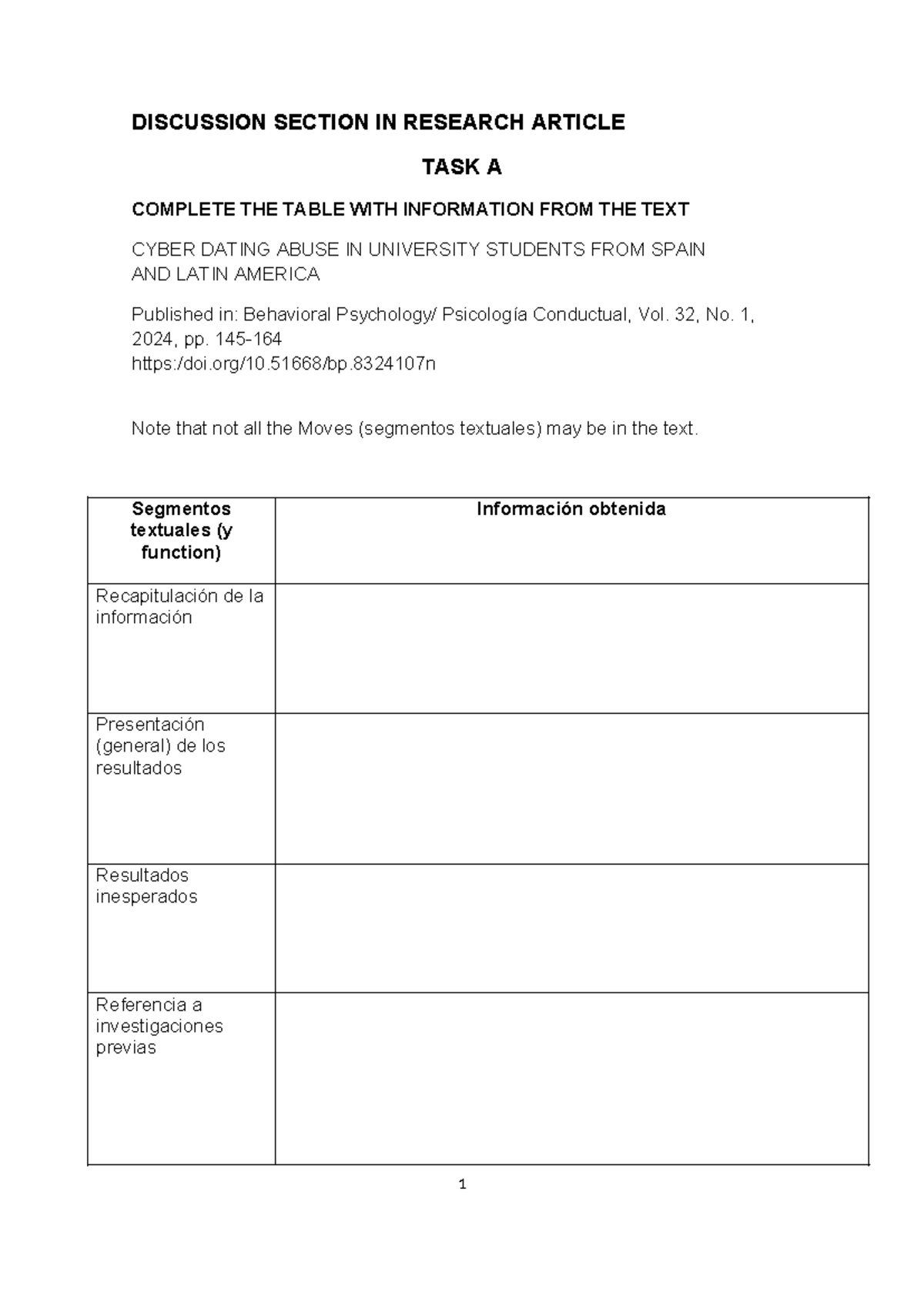 Tasks A AND B Discussion Section WEEK 10 - DISCUSSION SECTION IN ...