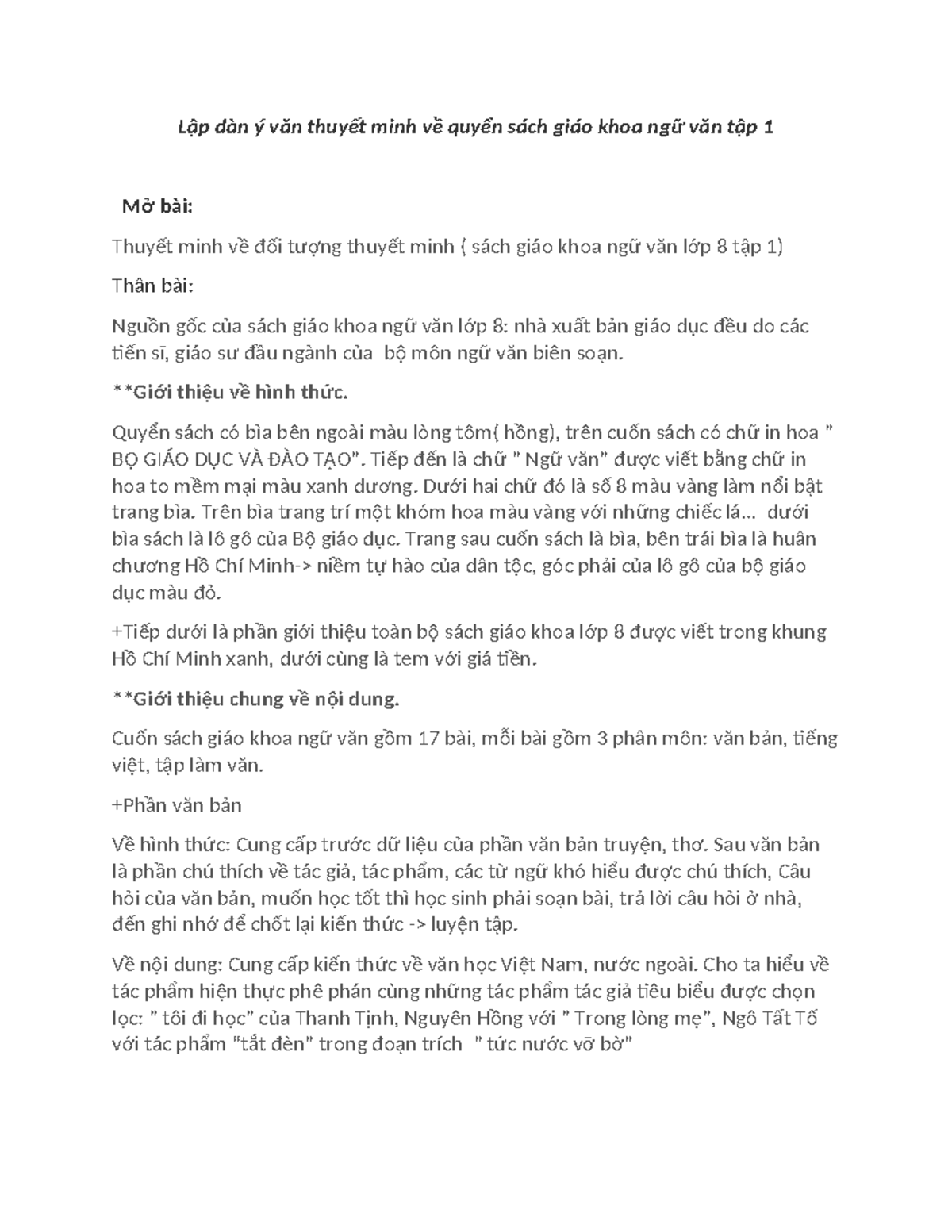 Tin học 11 ck2.docx dành cho học sinh thpt hồng quang lờ mao cái gì đó cần phải - Lập dàn ý văn ...