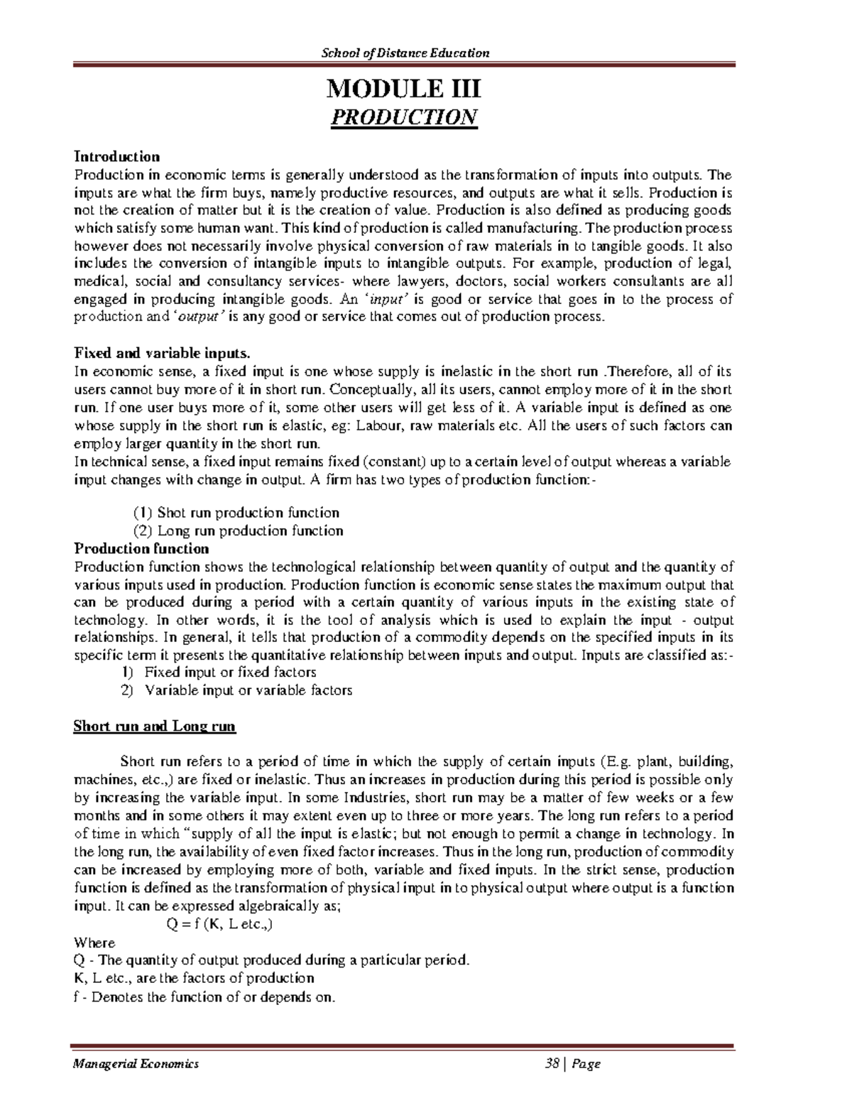 Market structures and price output determination - MODULE III ...