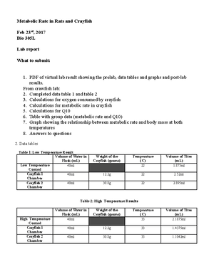 Sensation Lab Report - n/a - Lab Report for Sensation Lab Include the ...