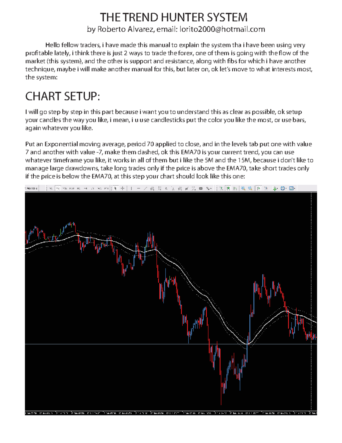 Trend Hunter System - THE TREND HUNTER SYSTEM CHART SETUP: Hello fellow ...