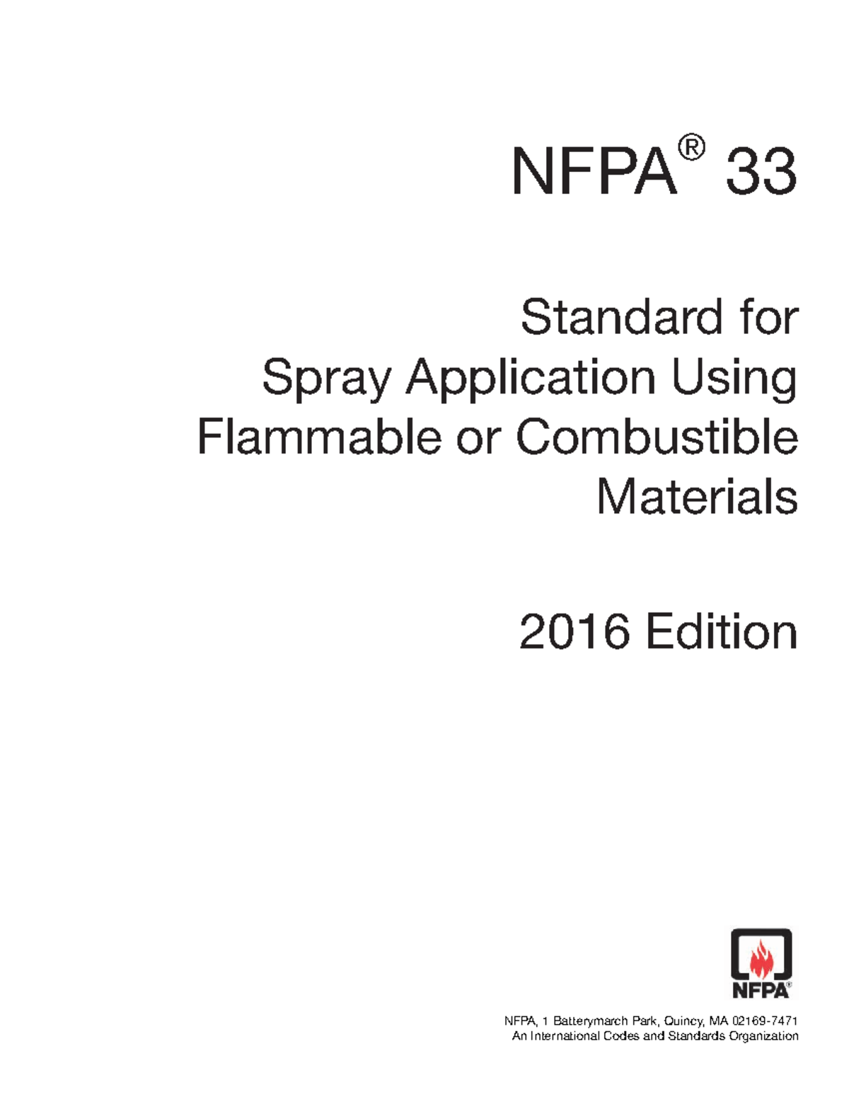 Học vấn cơ điện - NFPA ® 33 Standard for Spray Application Using ...