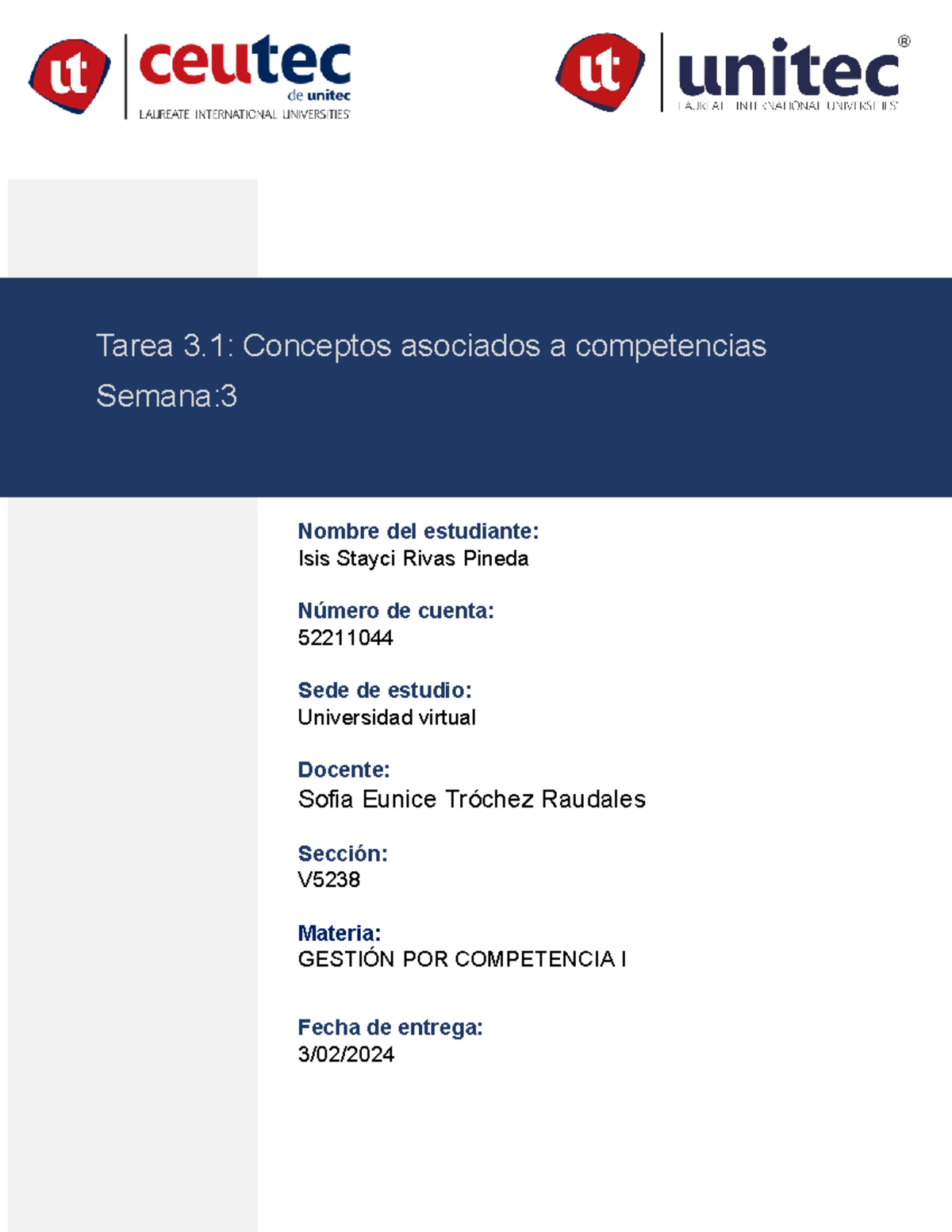 Tarea 3.1 Conceptos asociados a competencias 52211044 isis rivas ...