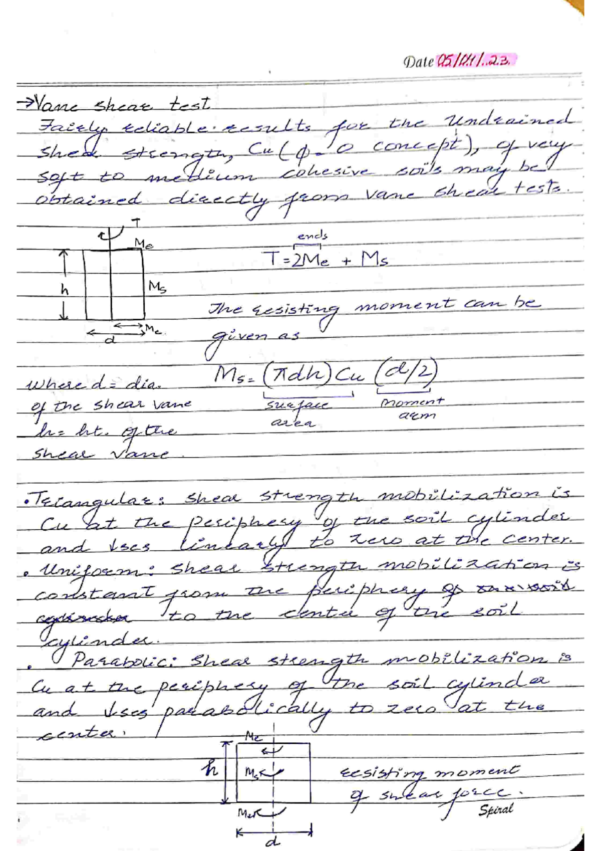 Geotech notes - Geotechnical engineering - Studocu