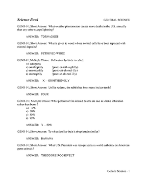 Quiz bowl handout - anatomy 8th - 2371 - Studocu