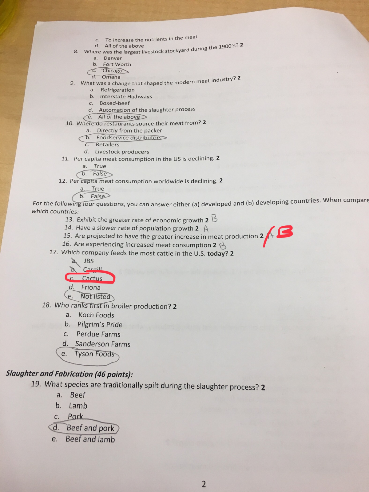 Exam 1 multiple choice - Professor: Bob Delmore - ANEQ 360 - CSU - Studocu