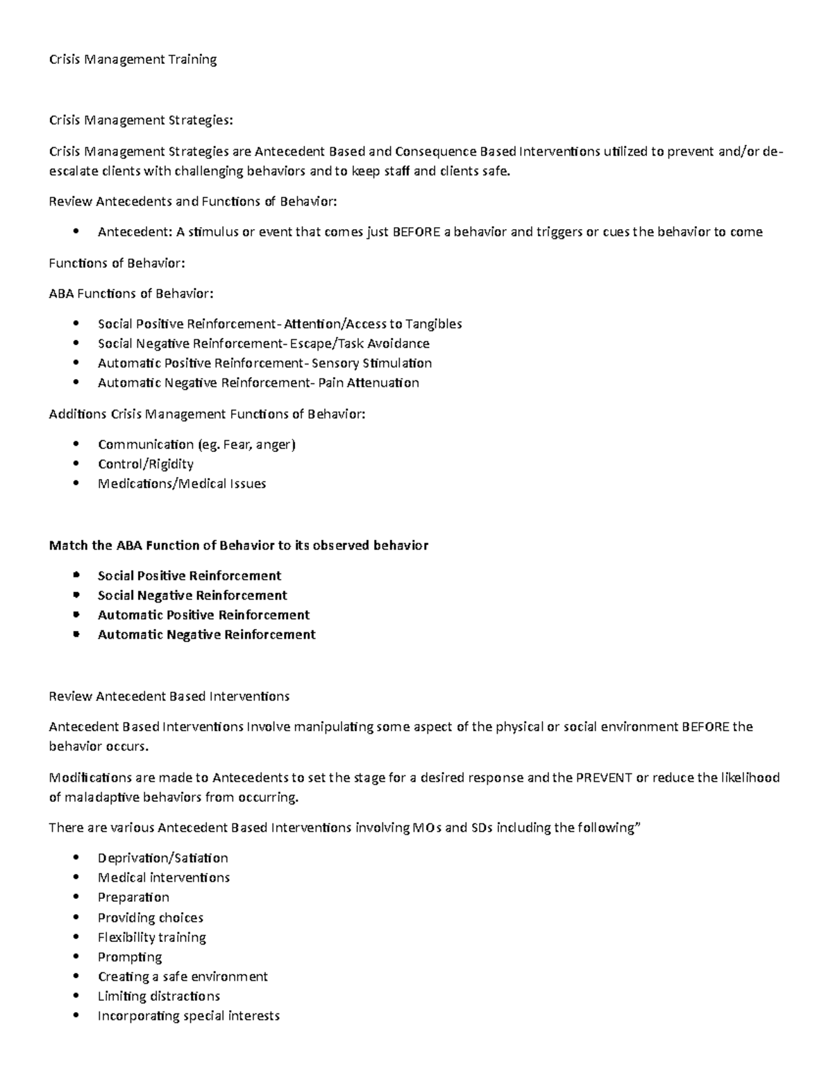 Crisis Management Training - Crisis Management Training Crisis ...