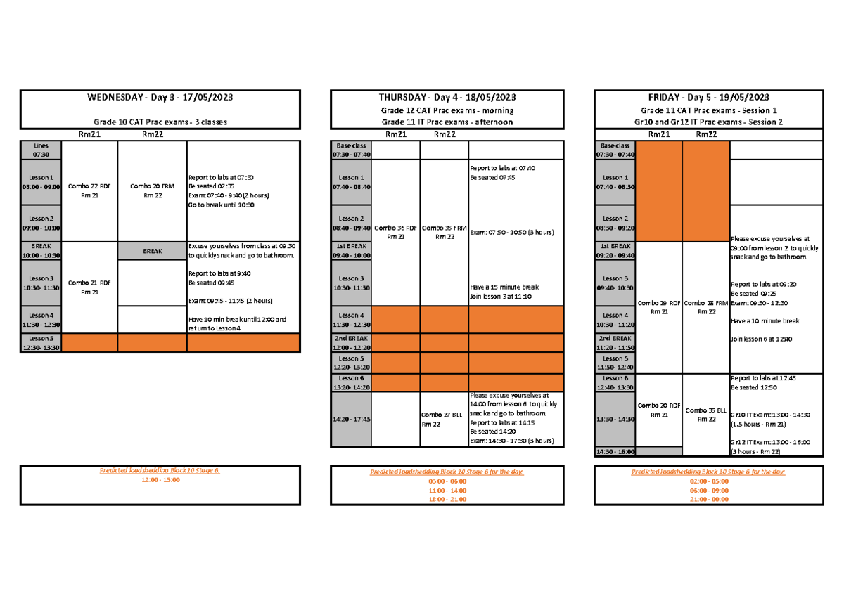 CAT and IT Prac exam Times Term 2 2023 - Rm Rm Rm Rm Rm Rm Lines07 ... CAT and IT Prac exam Times Term 2 2023 - Rm Rm Rm Rm Rm Rm Lines07 ...