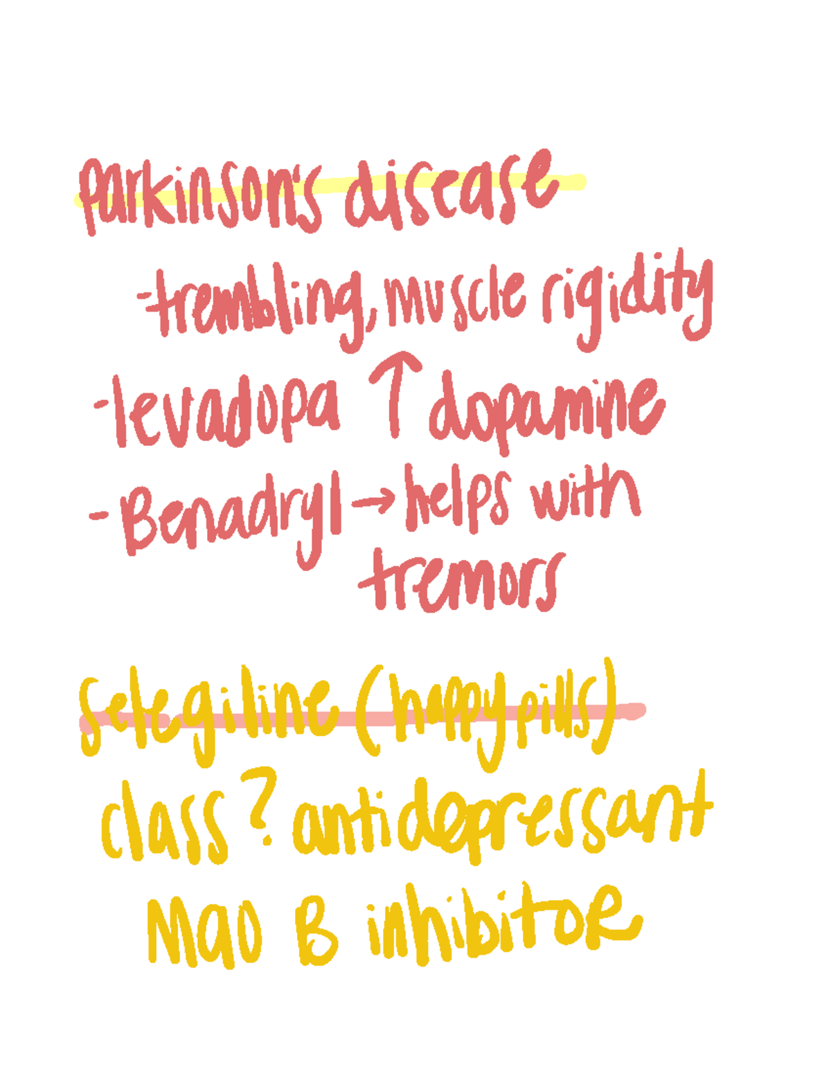 Study guide final - Parkinson's disease trembling muscle rigidity ...