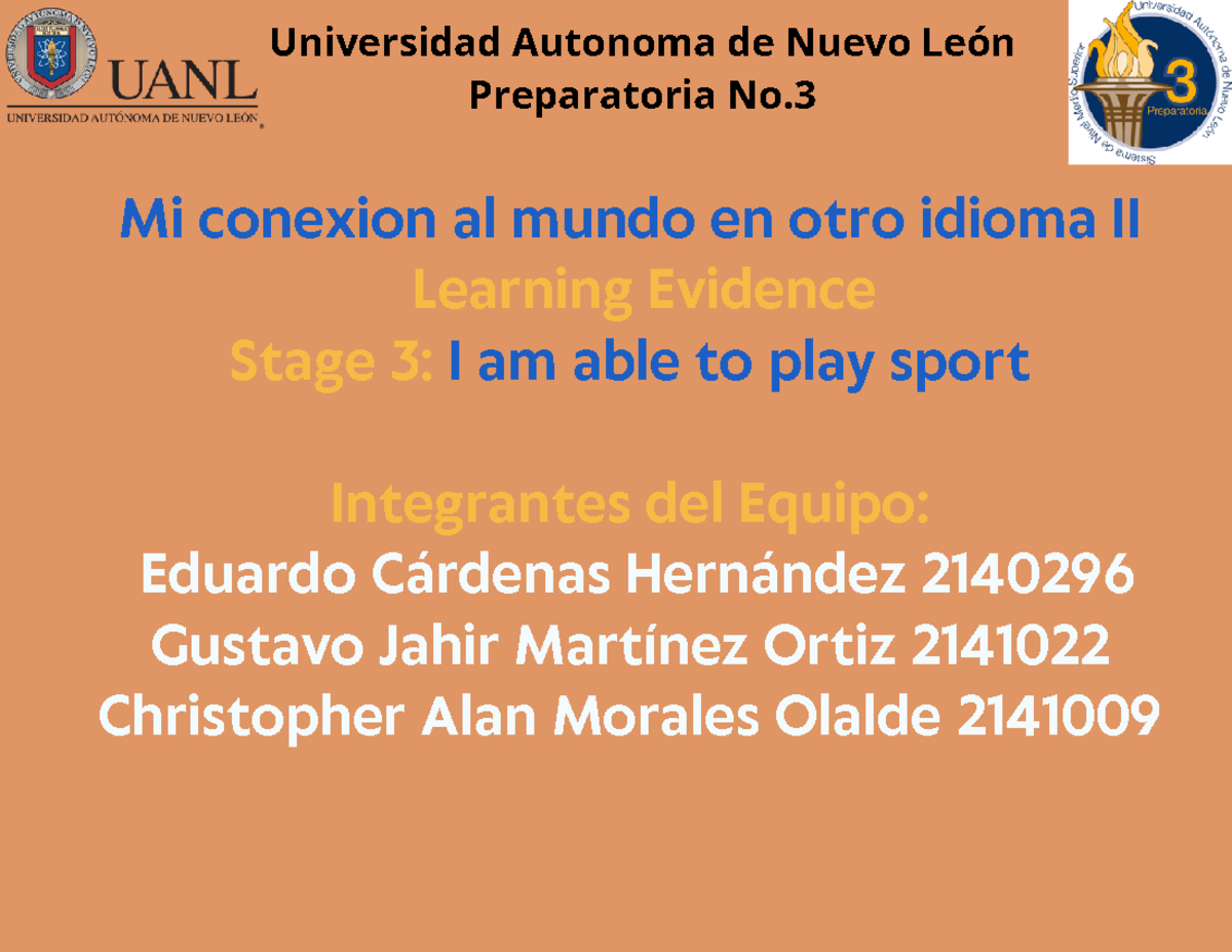 Equipo 3 EV3 E3 Mcmlii - Mi conexion al mundo en otro idioma II ...