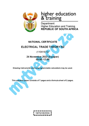 N4 Electrotechnics - Notes from the department - REPORT 191 PROGRAMMES ...