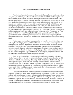 Art Reflection Assignment - Mikel Stull 4/9/ 903-014- Final Reflection ...