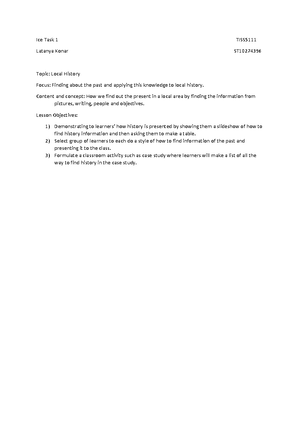 Taylor Dreyer, 2010 6277, TISS6212 POE - TIP Social Sciences 2B ...