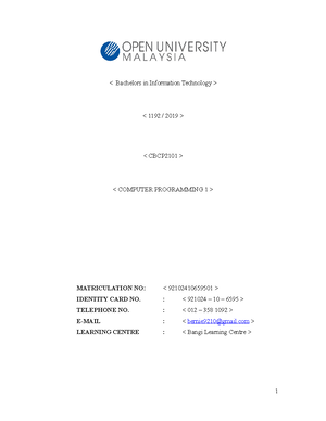 Mobile Programming - assignment - - Studocu