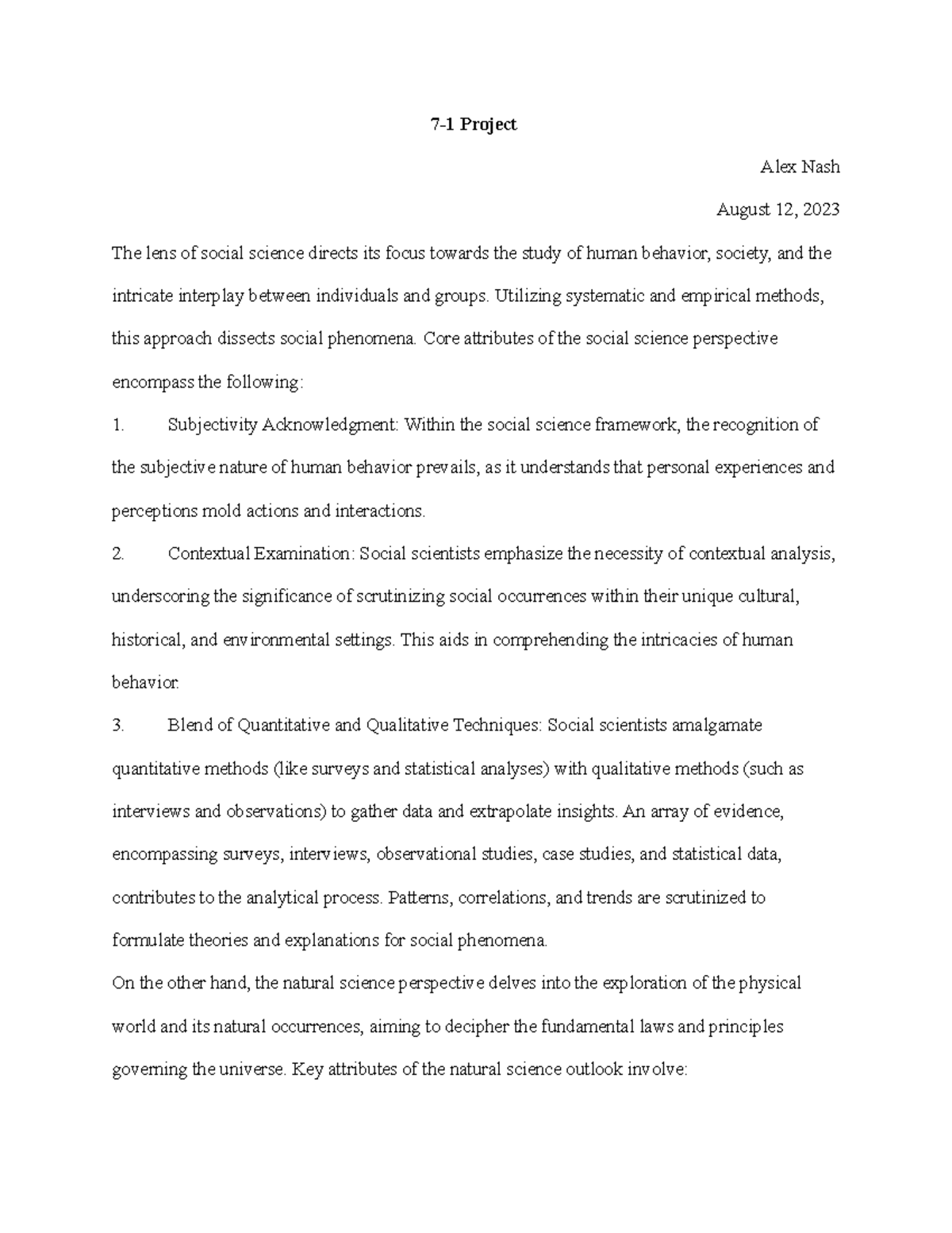 7-1 Project Alex Nash - 7-1 Project Alex Nash August 12, 2023 The lens ...