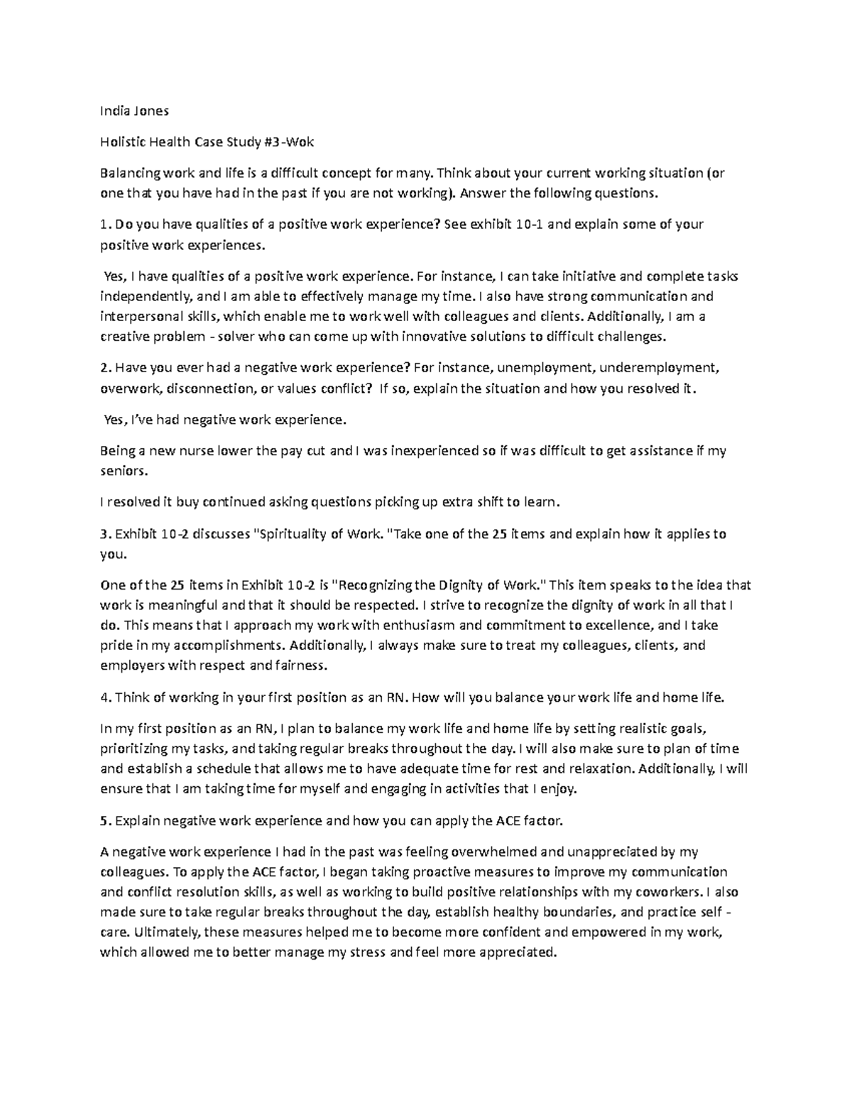 Work case study hollistics - India Jones Holistic Health Case Study #3 ...